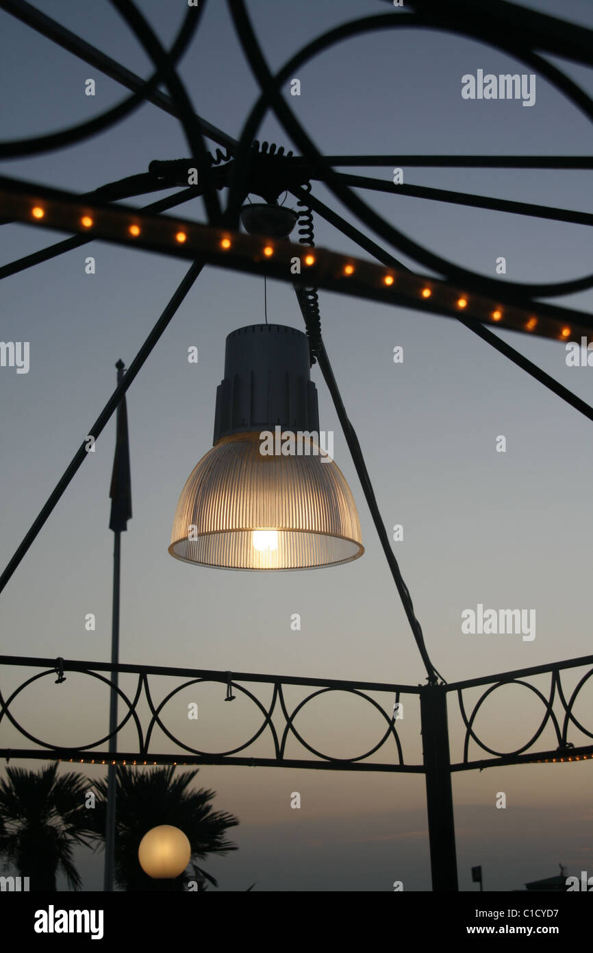 one bright bulb light Stock Photo - Alamy