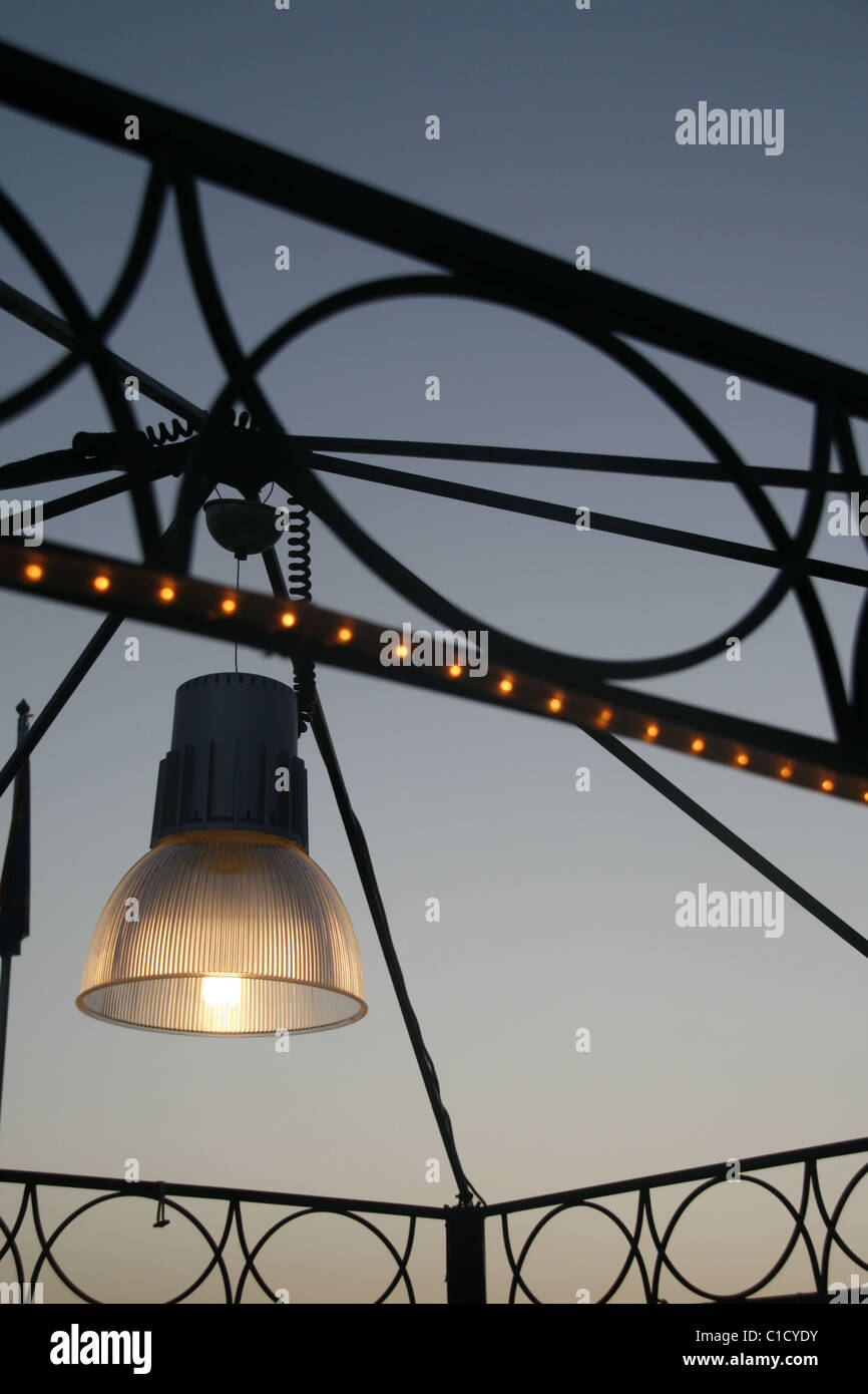 one bright bulb light Stock Photo - Alamy