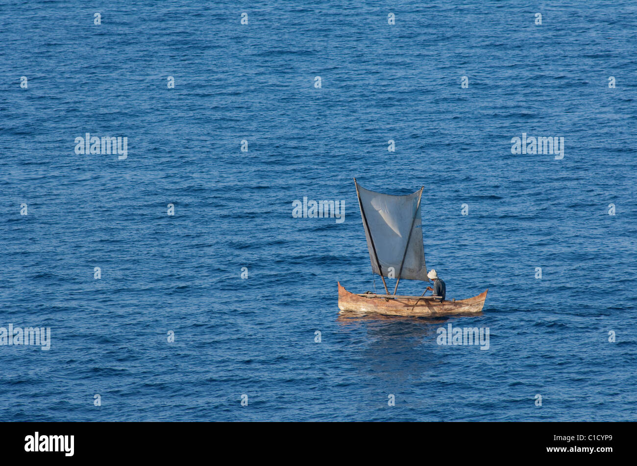 Madagascar, Indian Ocean, off the coast of the island of Nosy Be. Local ...