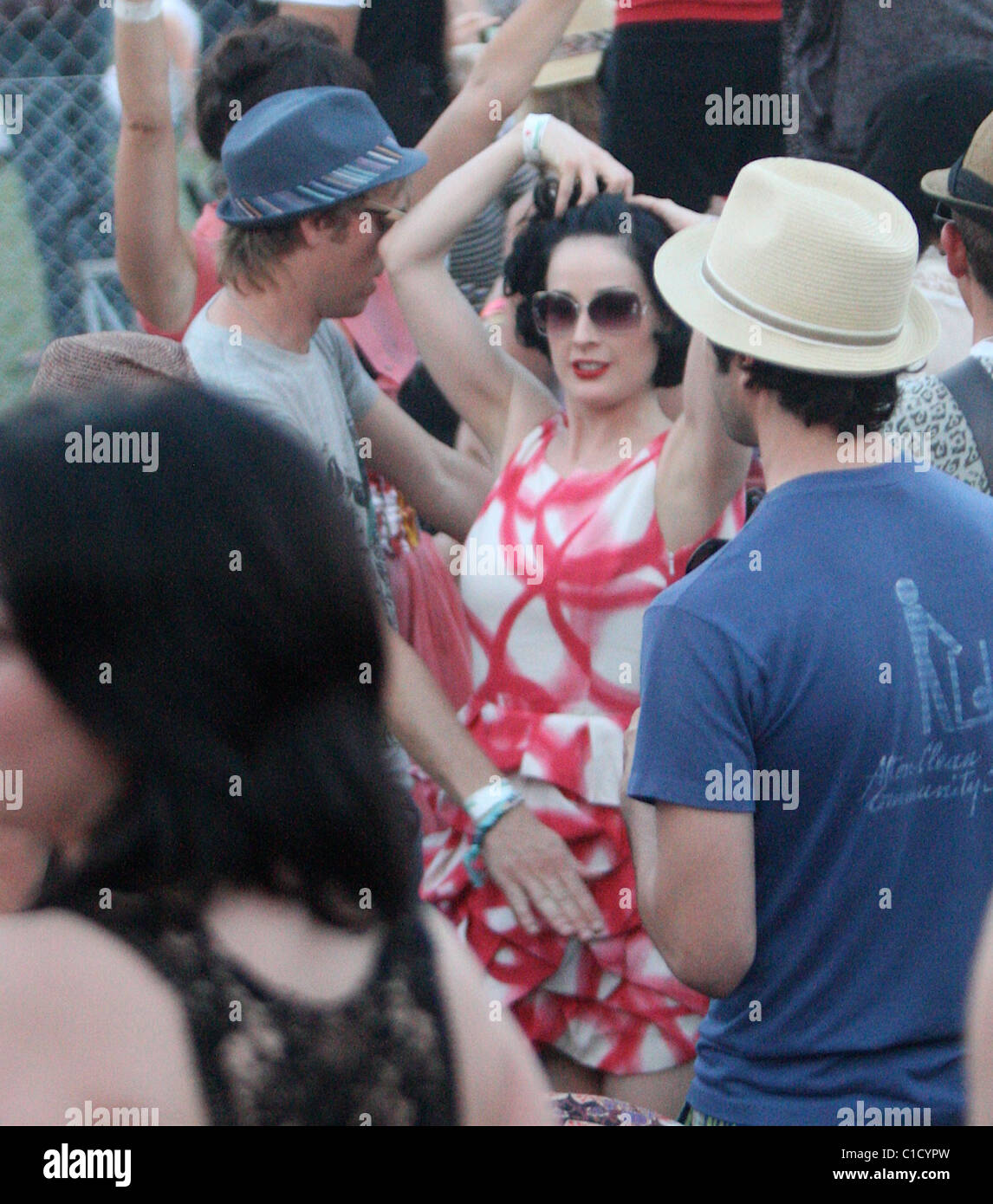 Coachella festival dance hi-res stock photography and images - Alamy