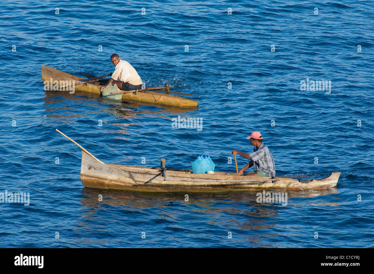 Madagascar, Indian Ocean, off the coast of the island of Nosy Be. Local ...