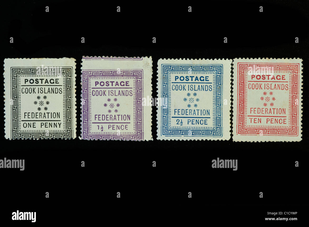 Picture postcard cook islands hi-res stock photography and images - Alamy