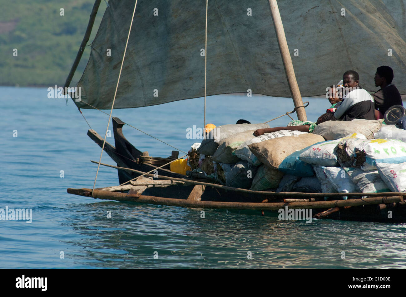 Madagascar, Indian Ocean, off the coast of the island of Nosy Be ...