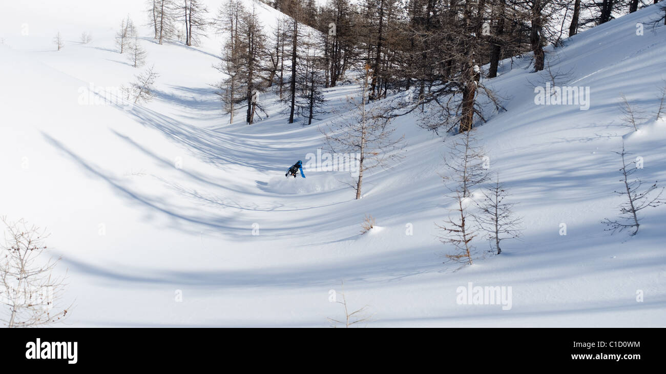 Powder turns hi-res stock photography and images - Alamy