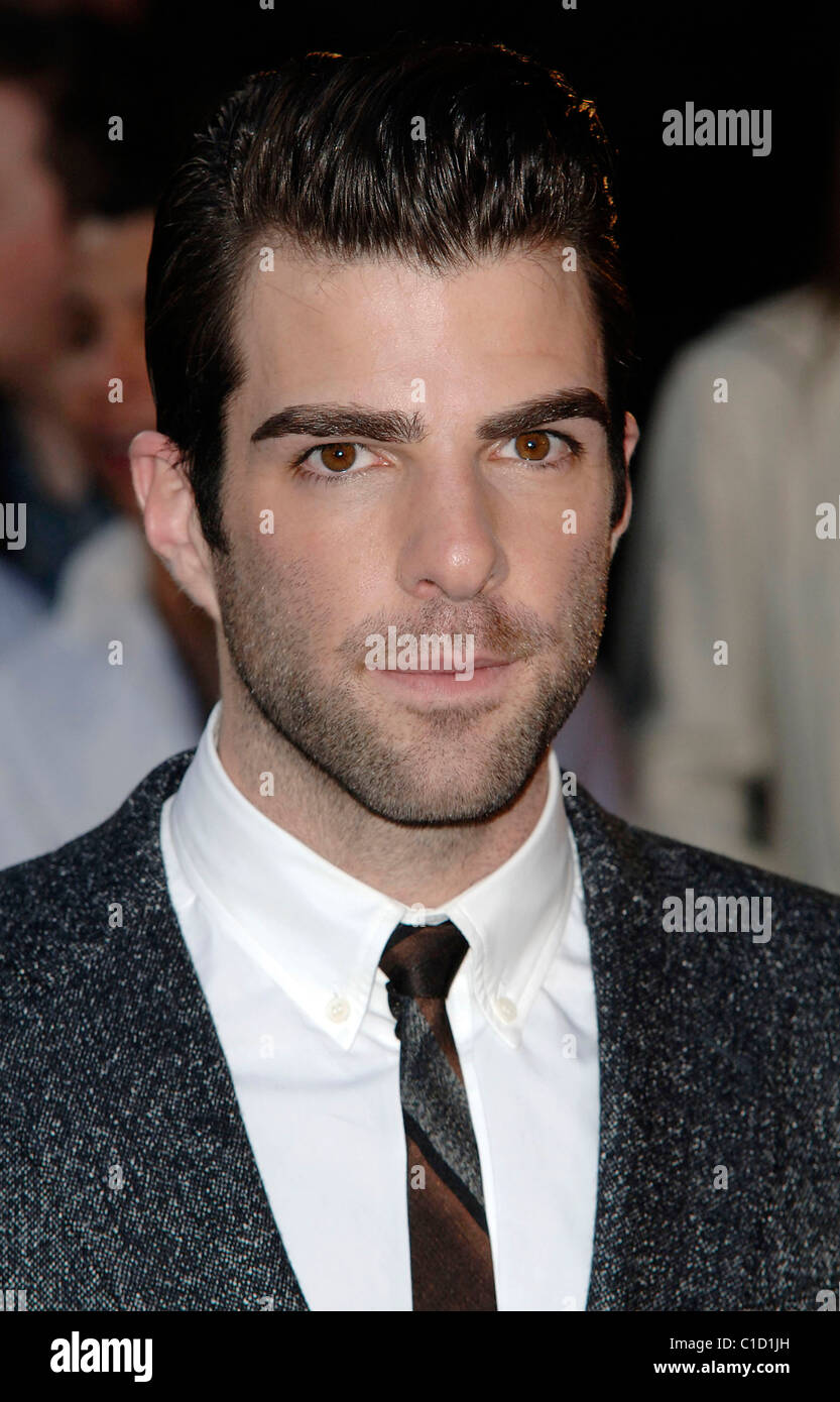 Zachary Quinto, UK film premiere of 'Star Trek' at the Empire Leicester ...