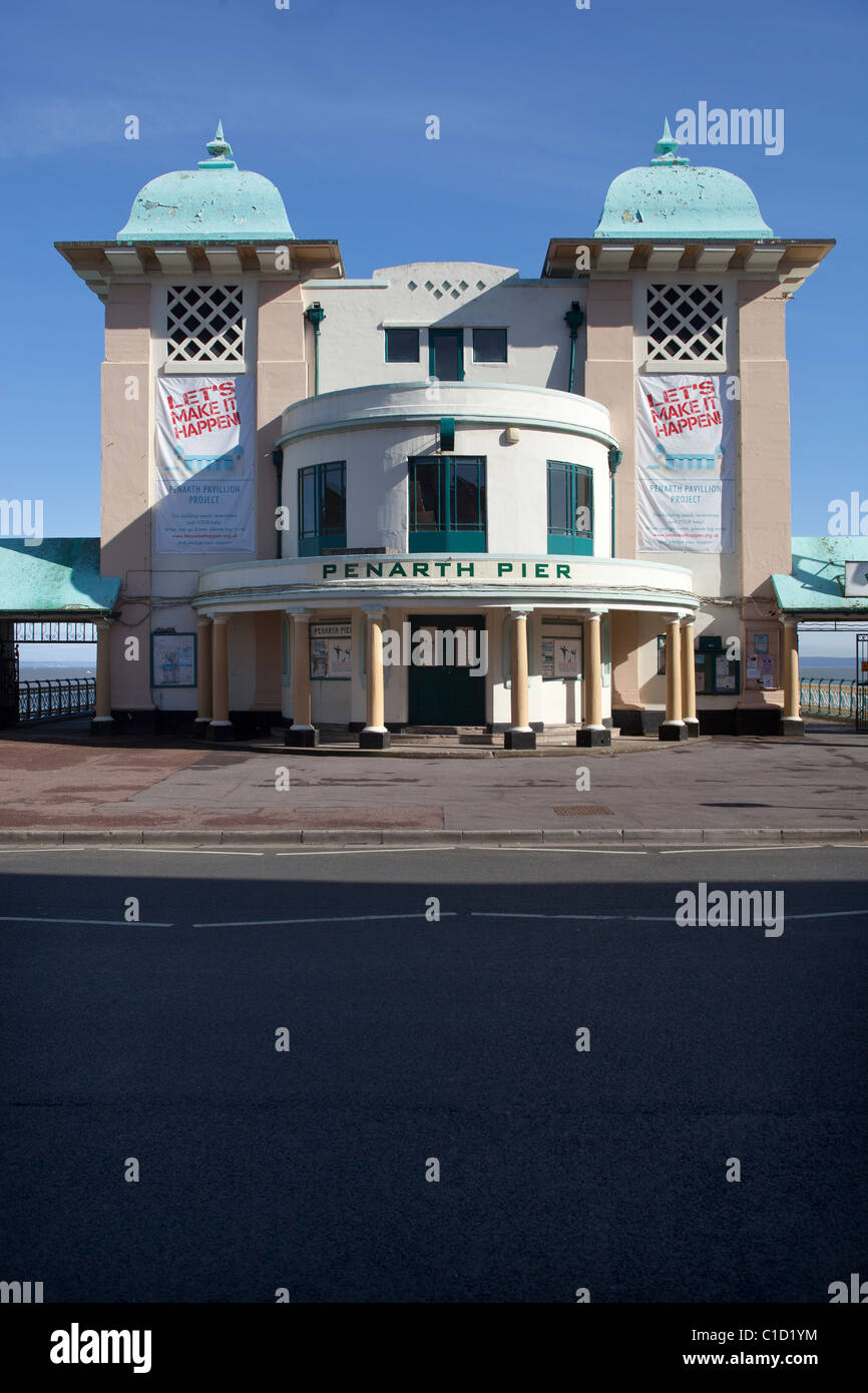 Penarth Pier Pavilion in Penarth South Wales Stock Photo - Alamy