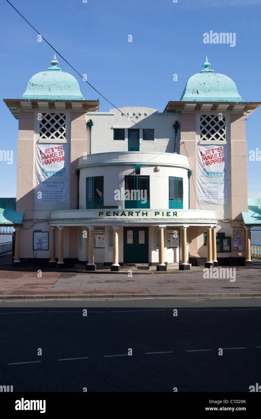 Penarth Pier Pavilion in Penarth South Wales Stock Photo - Alamy