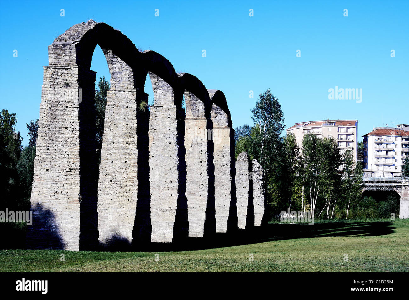 Acqui terme ancient ruins Aqueduct by the way contrasting enviroment ...