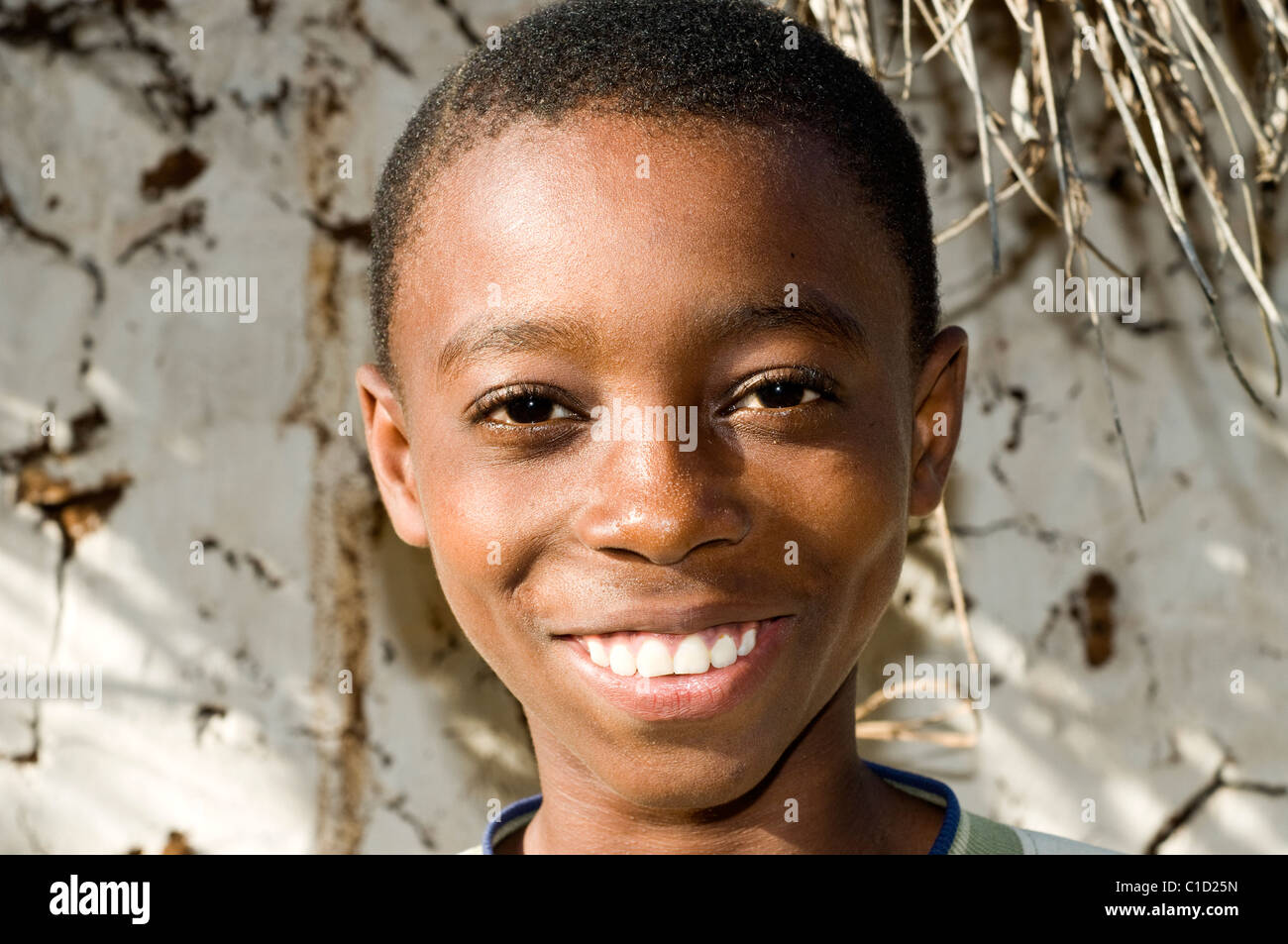 Boy in village, Gedi, Malindi Kenya Stock Photo - Alamy