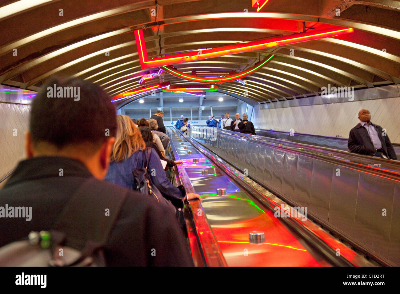 PATH train at World Trade Center Stock Photo - Alamy