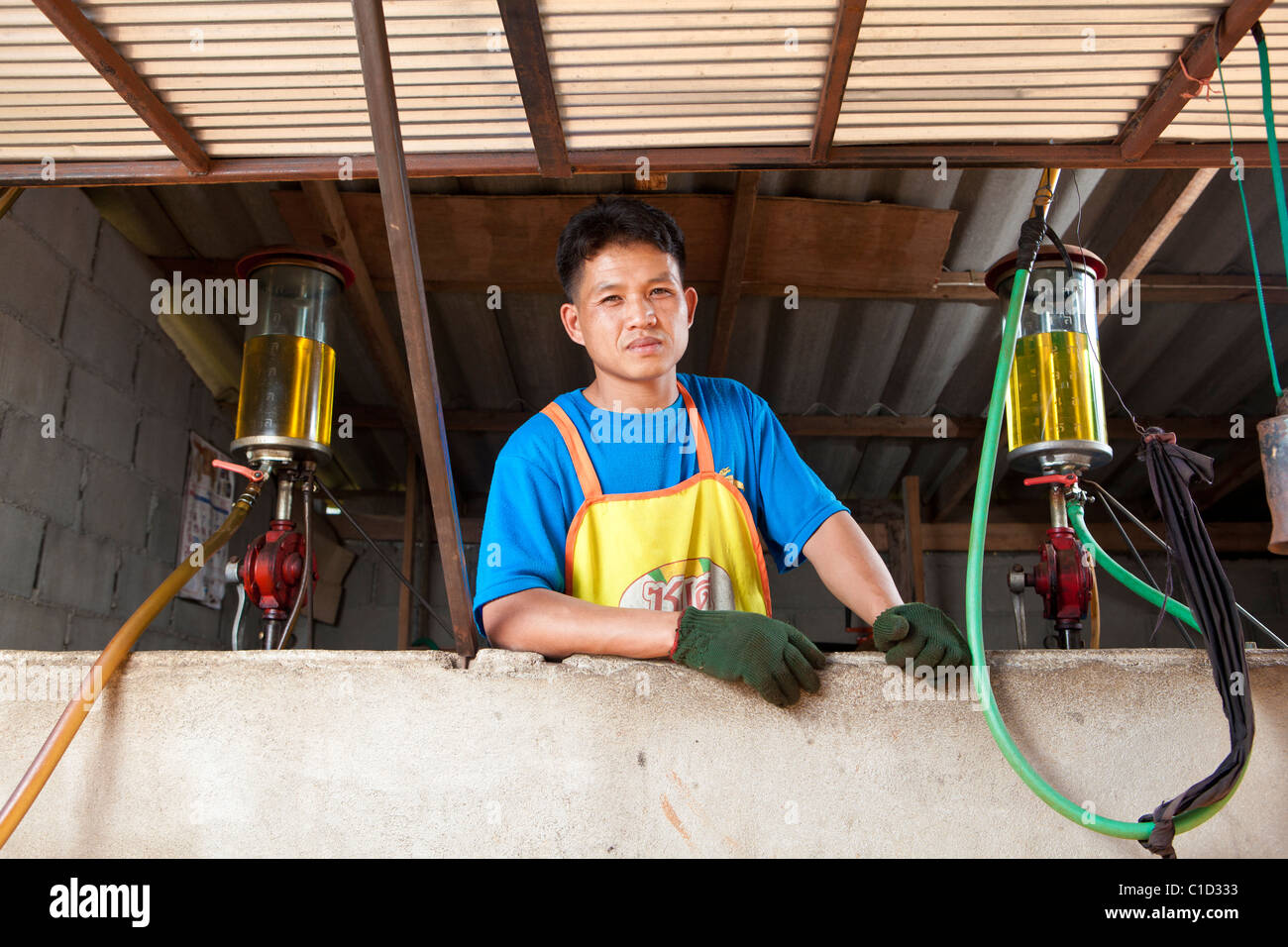 He is owner of petrol station at backwoods village, Mae Ho, Mae Saliang ...