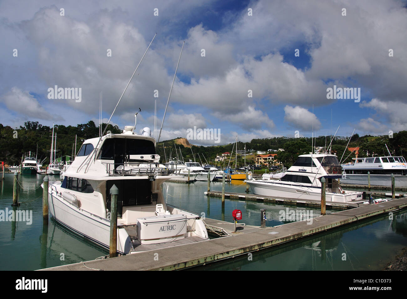 View of marina, Tutukaka, Tutukaka Coast, Northland Region, North ...