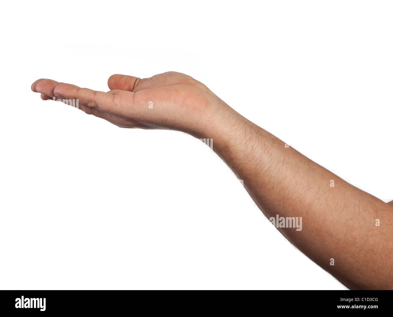 Human male hand for carry something Stock Photo - Alamy