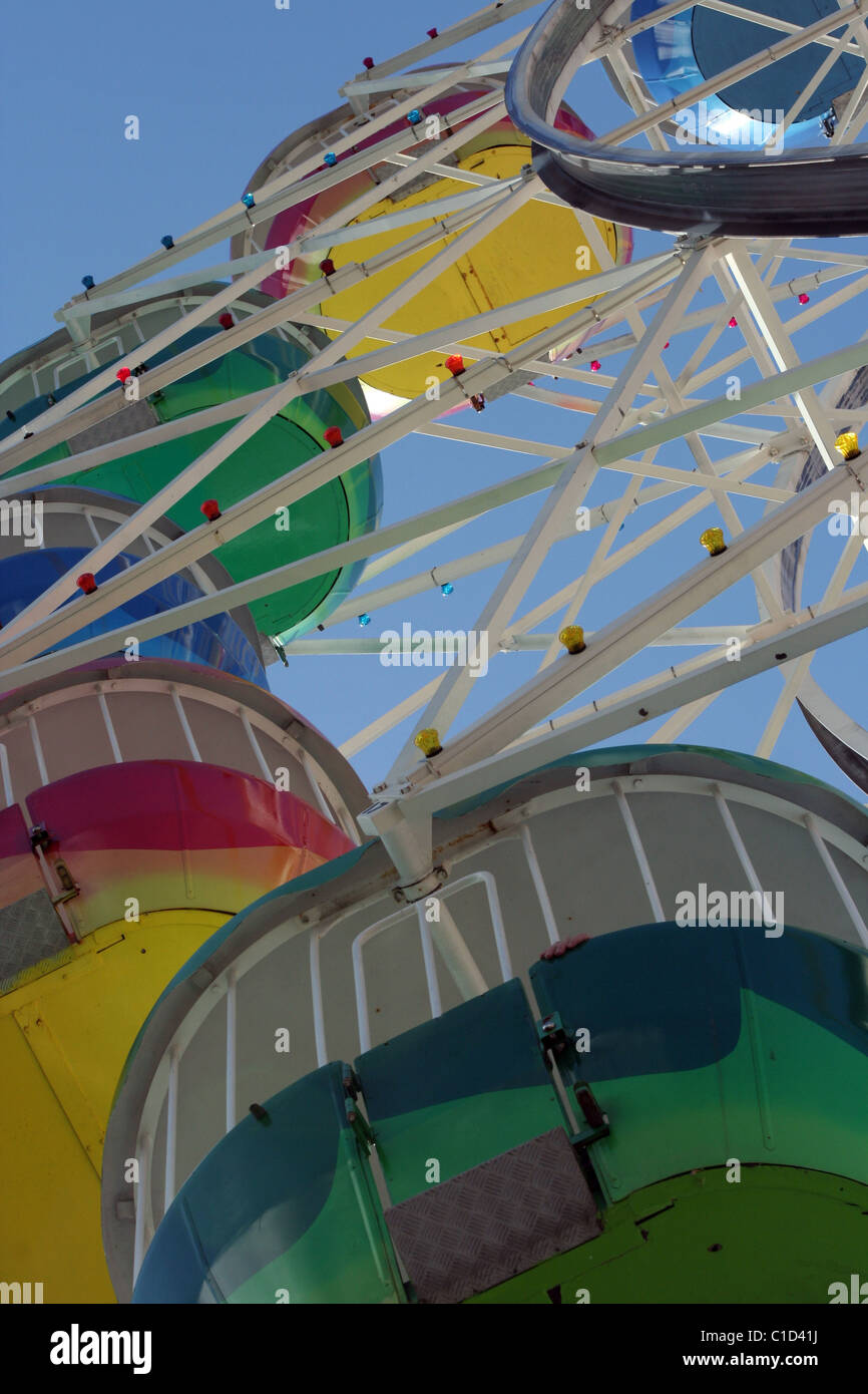 View to the top of the Ferris Wheel, Luna Park, Sydney, Australia Stock ...