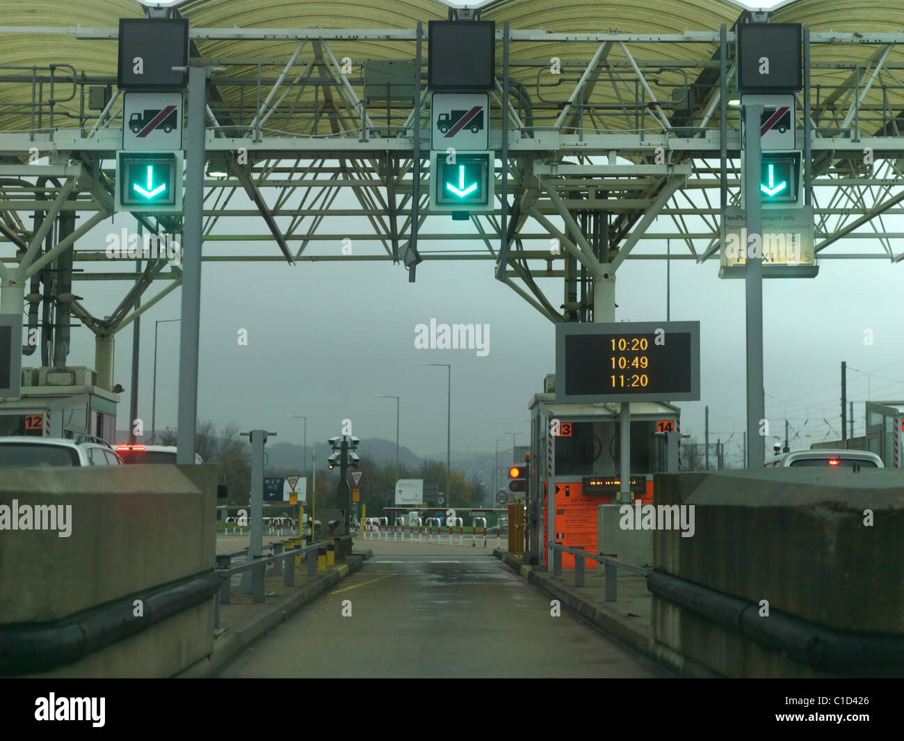 Folkestone Kent England Entrance To The Eurotunnel Stock Photo - Alamy