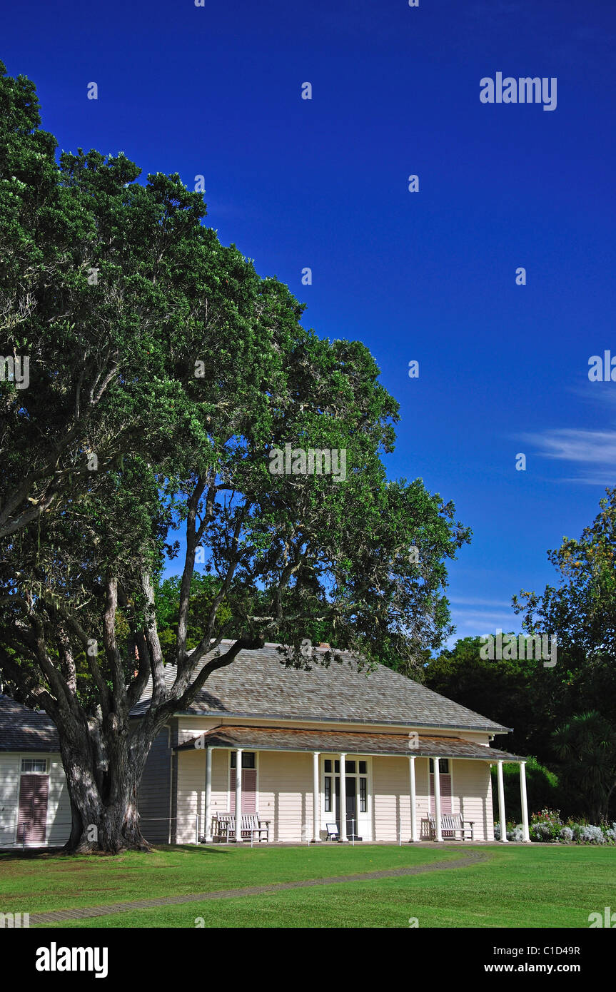 The Treaty House, Waitangi Treaty Grounds, Waitangi, Bay of Islands ...