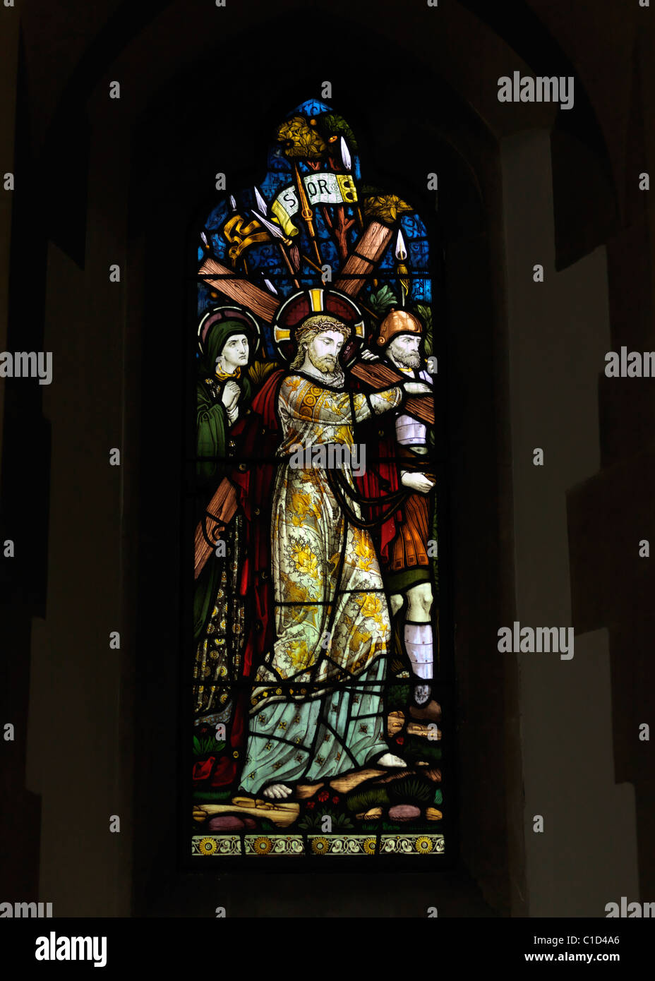 Stained Glass Window Of Jesus at April Graham blog