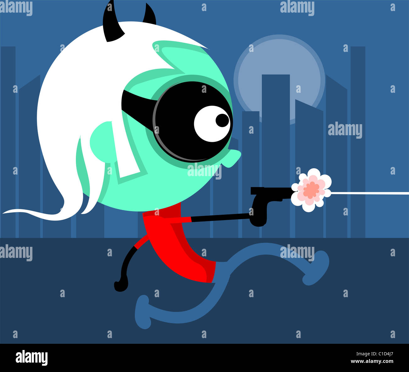 fantasy of vampire shooting Stock Photo - Alamy