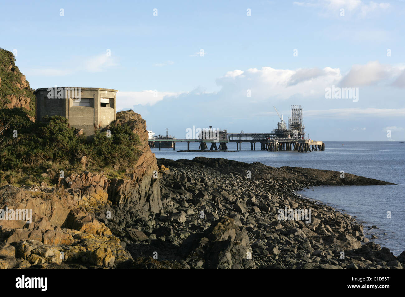 Braefoot bay terminal , Fife Scotland Stock Photo - Alamy