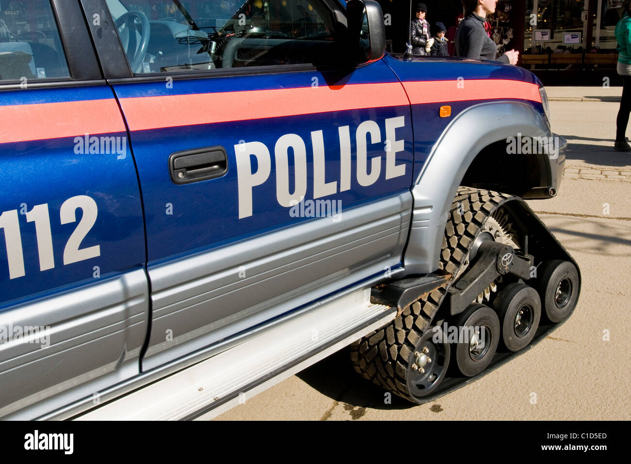 Police car, Zermatt, Switzerland Stock Photo - Alamy