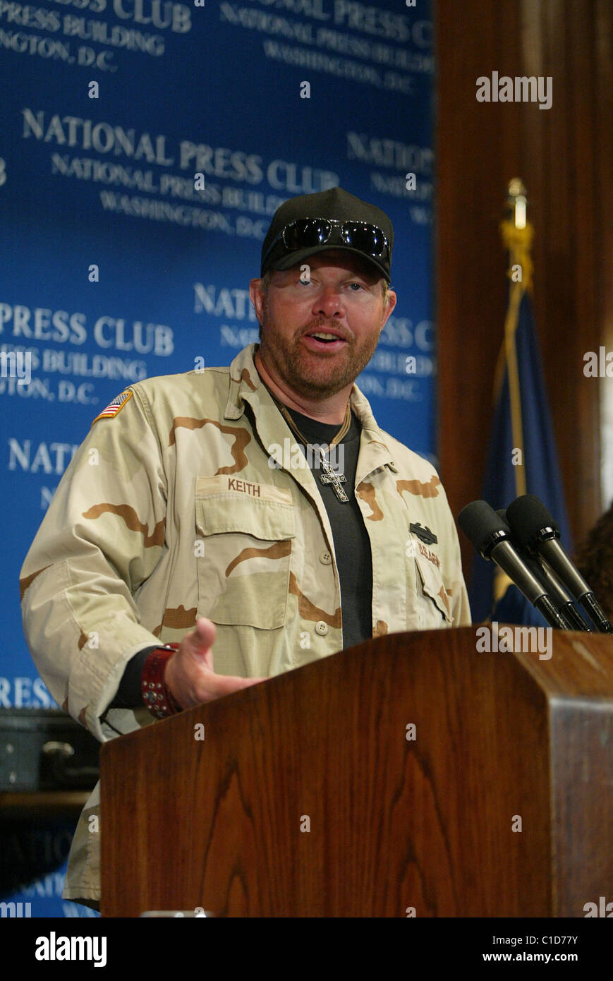 Country music musician Toby Keith discusses his work with the USO ...