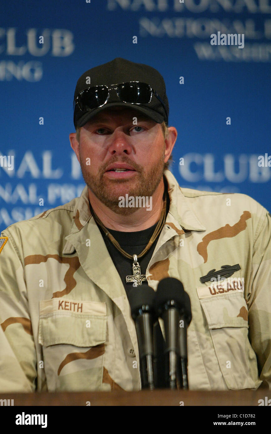 Country music musician Toby Keith discusses his work with the USO ...