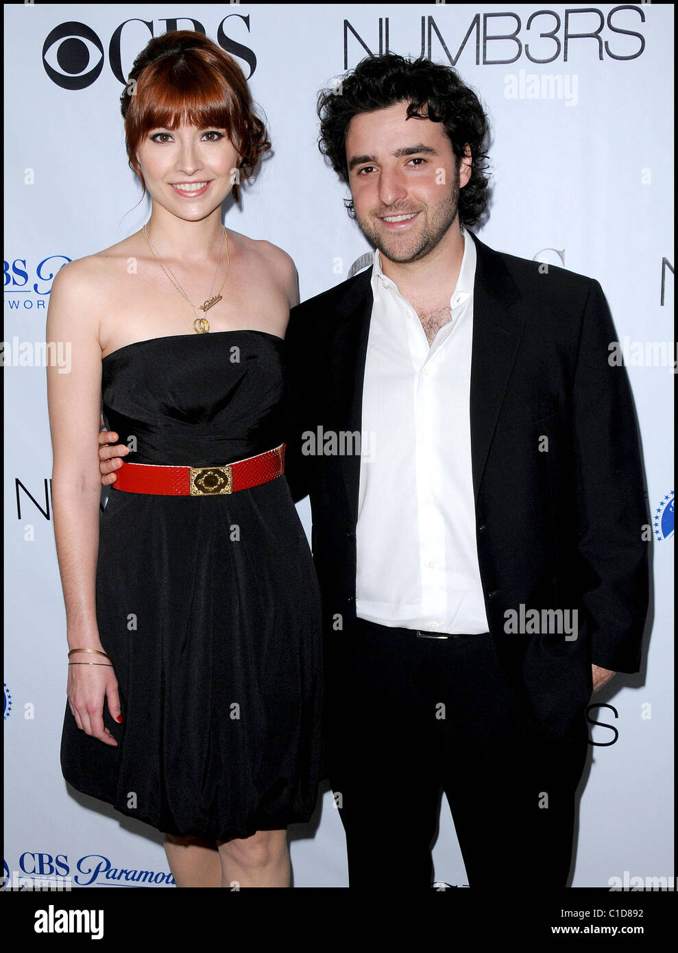 David Krumholtz and fiance Vanessa Britting the Numb3rs 100th Episode ...