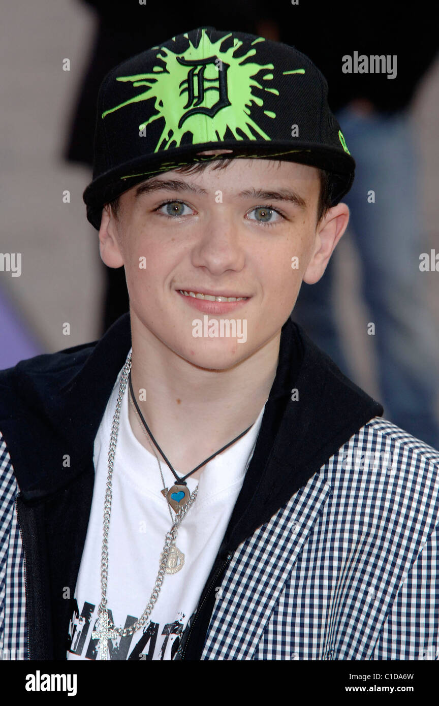 George Sampson, Hannah Montana UK premiere held at the Odeon West End ...
