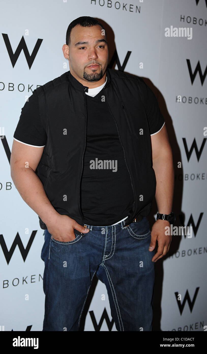 Antonio Garay of the Chicago Bears W Hotel Hoboken Grand Opening ...