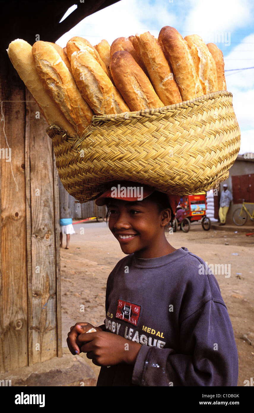 A young bread salesman hi-res stock photography and images - Alamy