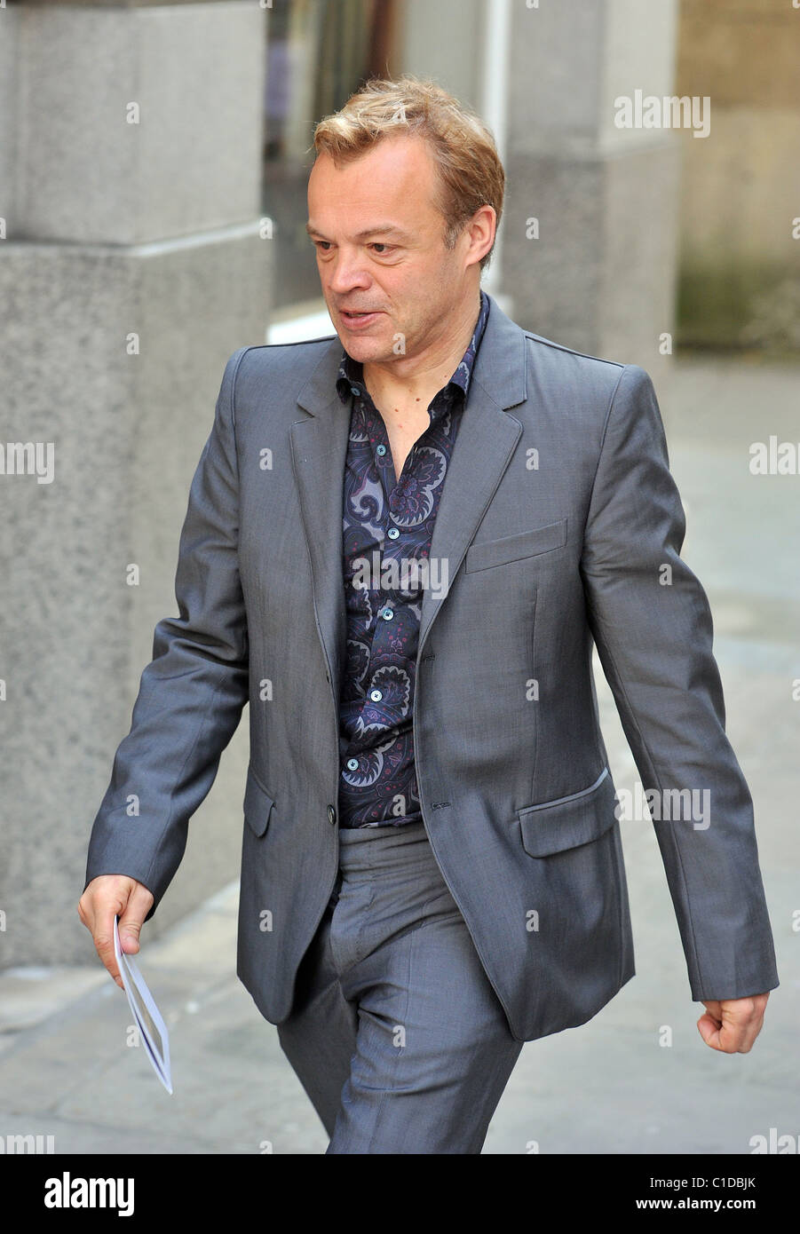 Graham Norton Sir Clement Freud's funeral held at St Bride's Church on ...