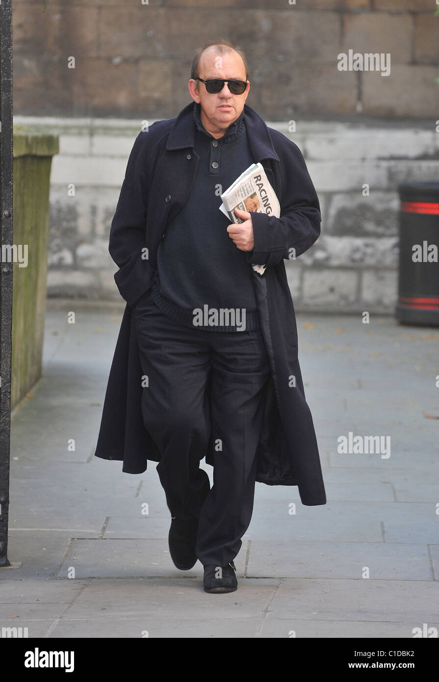 Mel Smith Sir Clement Freud's funeral held at St Bride's Church on ...