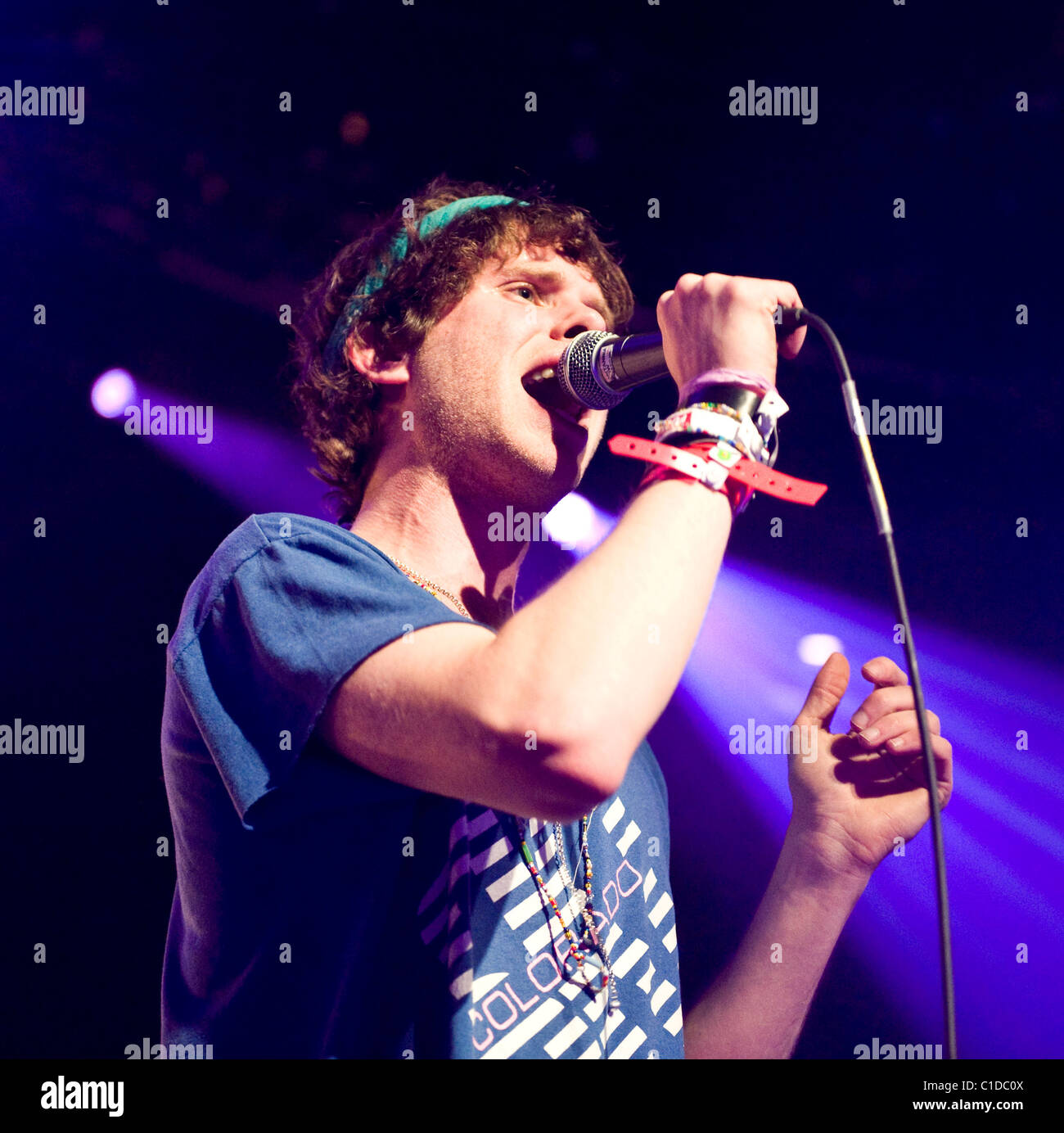Benjamin Grubin of Hockey performing live at the Roundhouse as part of ...