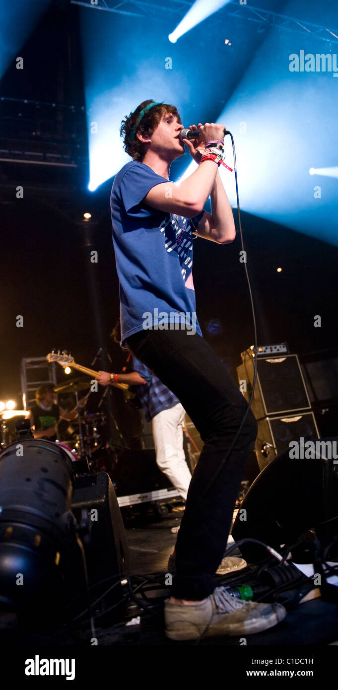 Benjamin Grubin of Hockey performing live at the Roundhouse as part of ...