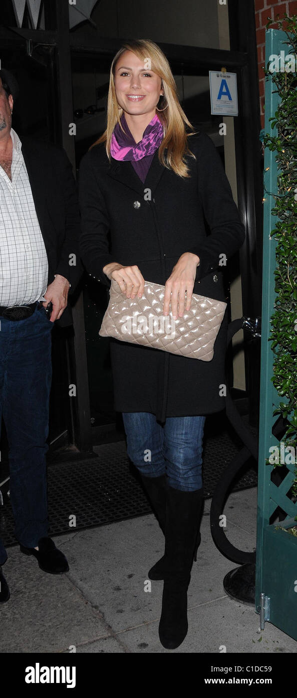 Stacy Keebler leaving Mr chow restaurant in Beverly Hills California ...