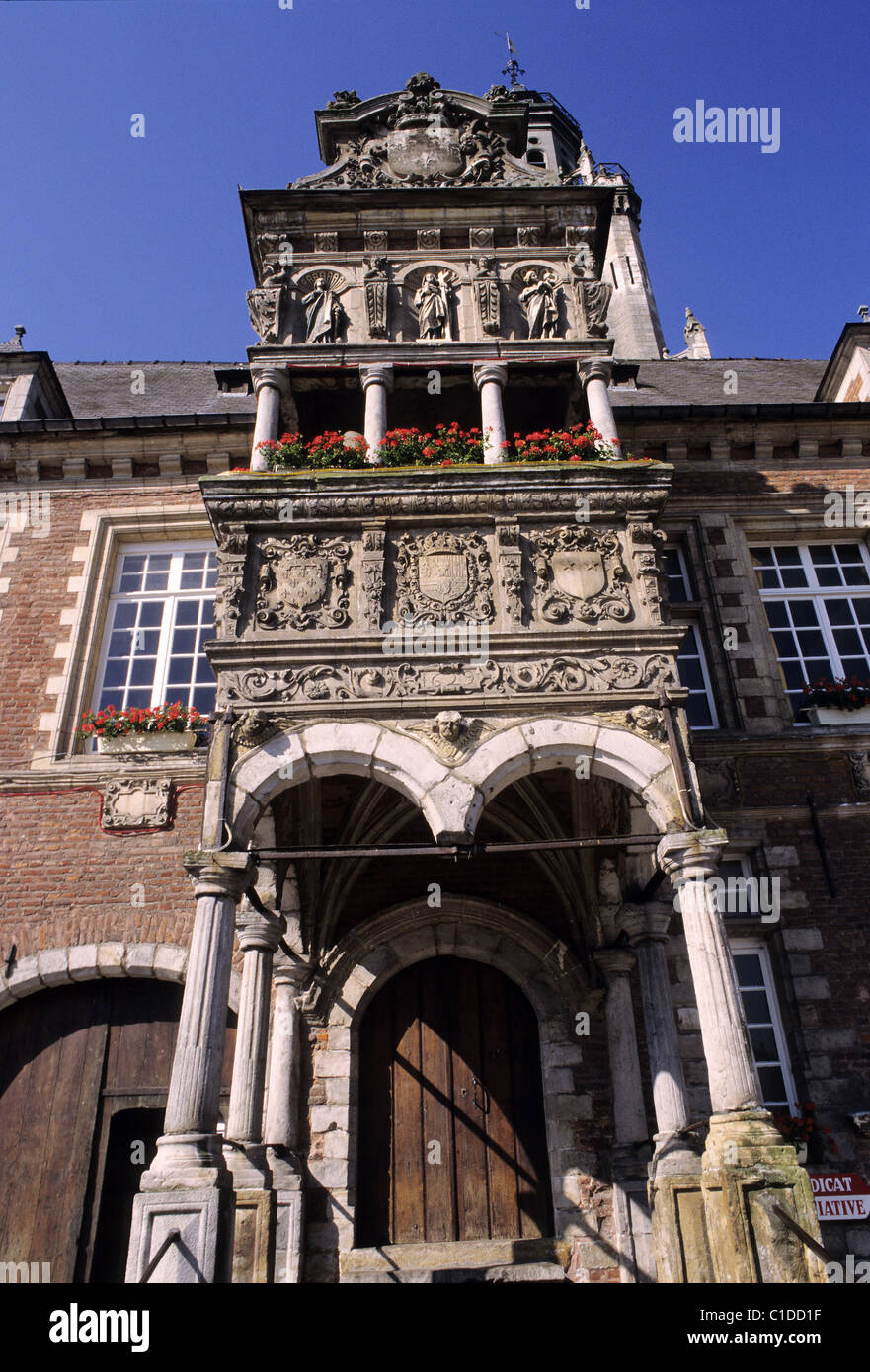 France, Pas de Calais, Hesdin, Town Hall Stock Photo - Alamy