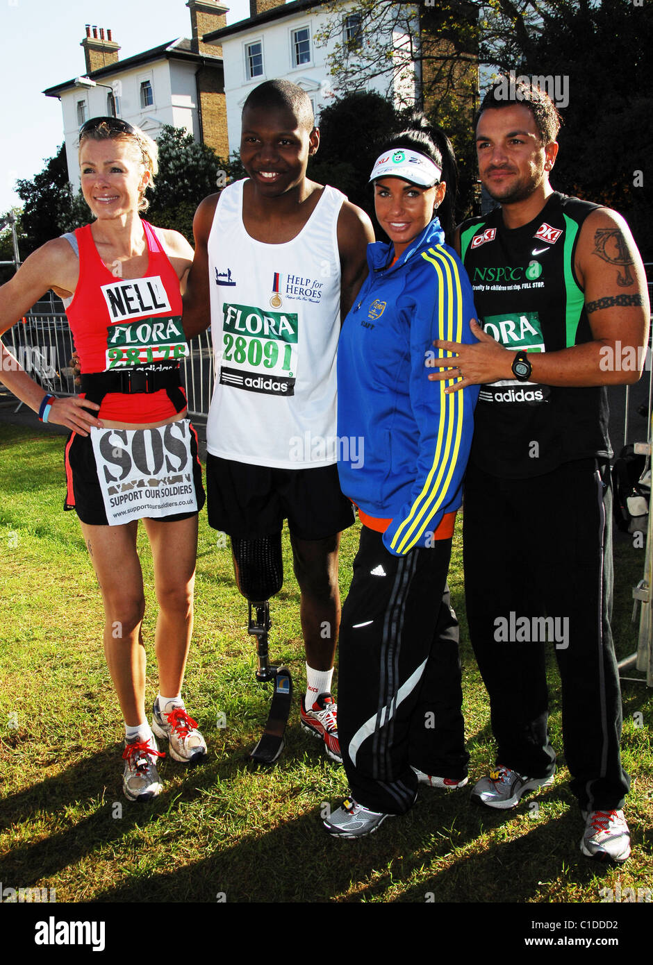 Nell McAndrew, runner, Katie Price aka Jordan, Peter Andre 29th Flora ...