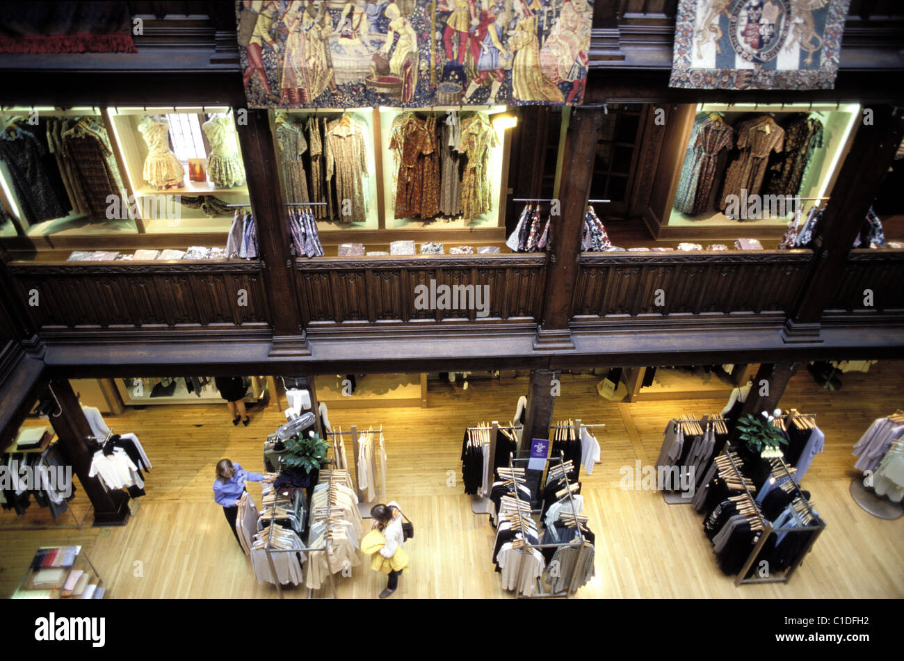 Inside liberty london shop london hi-res stock photography and images ...