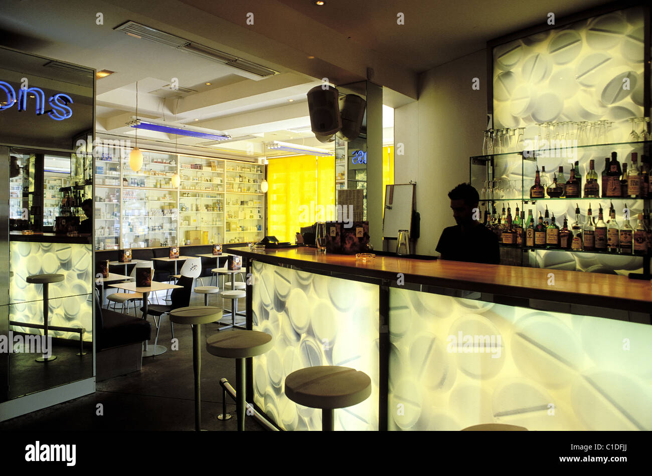 United Kingdom, London, Notting Hill Gate, The Pharmacy restaurant ...