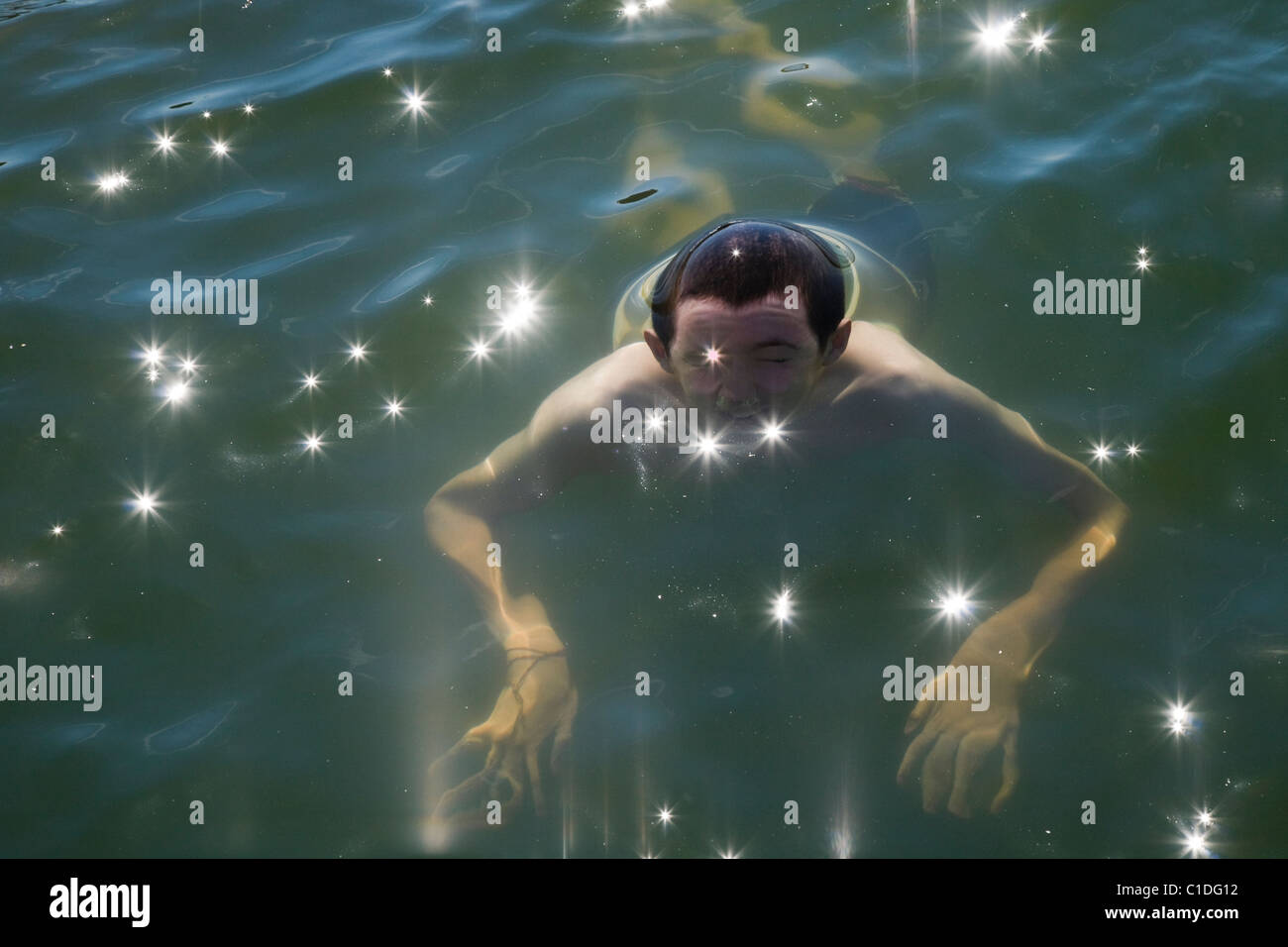 Man emerging water hi-res stock photography and images - Alamy