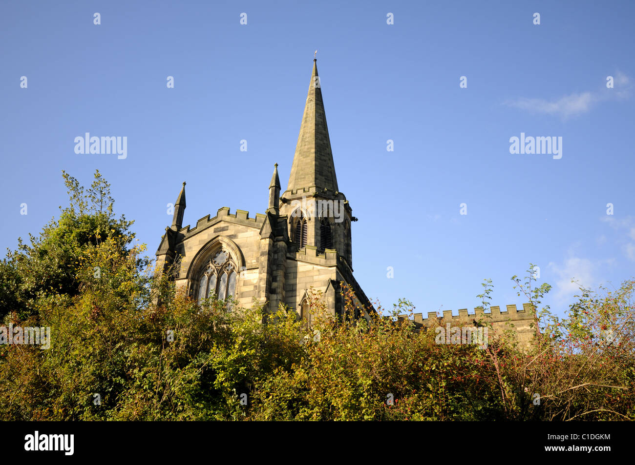 All Saints Church in Bakewell - Peak District Stock Photo - Alamy