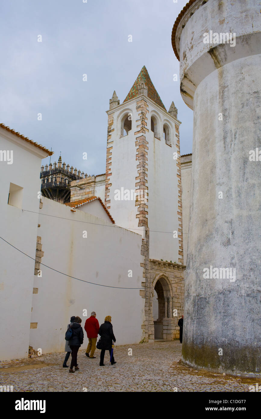Upper town and castle of Estremoz, Portugal Stock Photo - Alamy