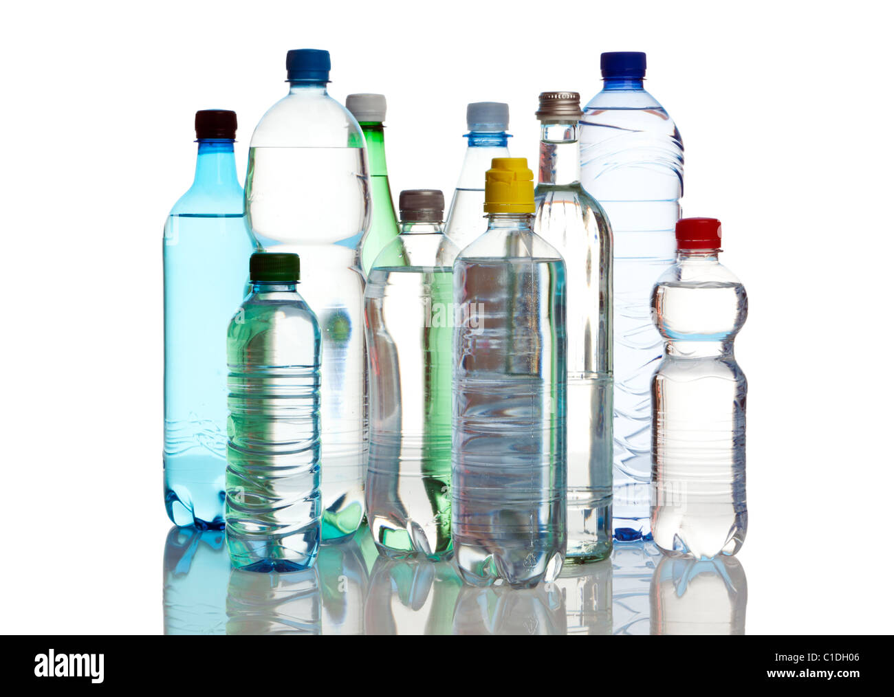 assortment of mineral water bottles Stock Photo - Alamy