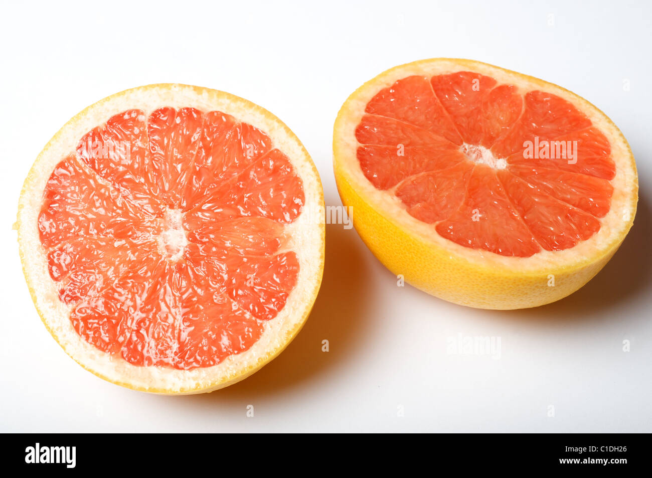 Fresh Florida pink grapefruit Stock Photo - Alamy