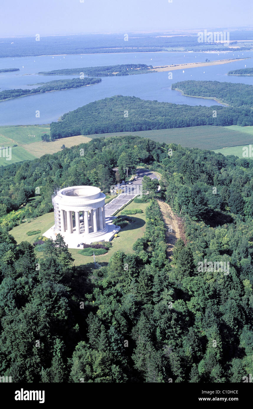 France, Meuse, Montsec hill, monument for the first American army, 1918 ...