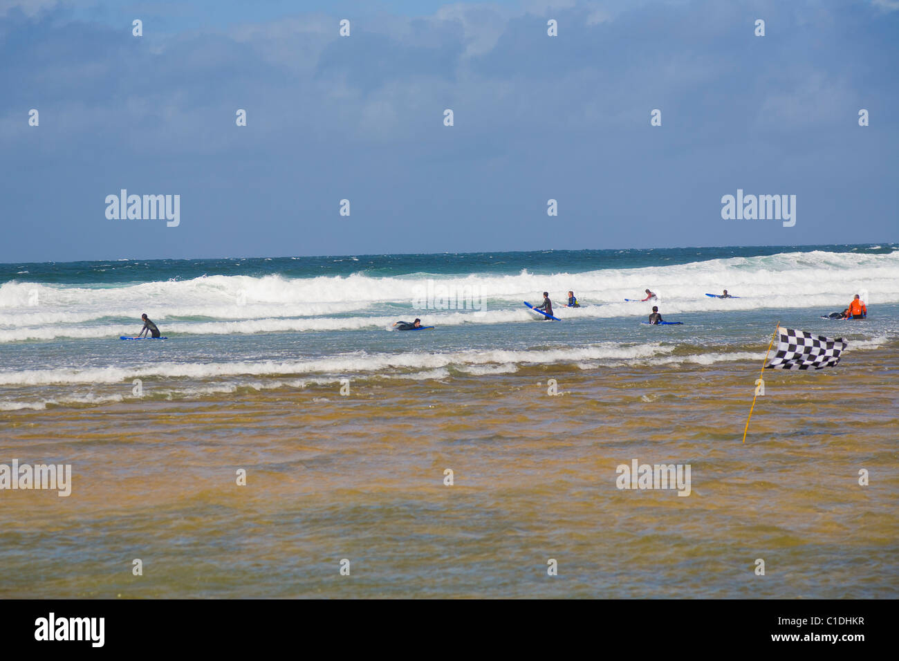 Surfers on the beach of Fanore, County Clare, Ireland Stock Photo - Alamy