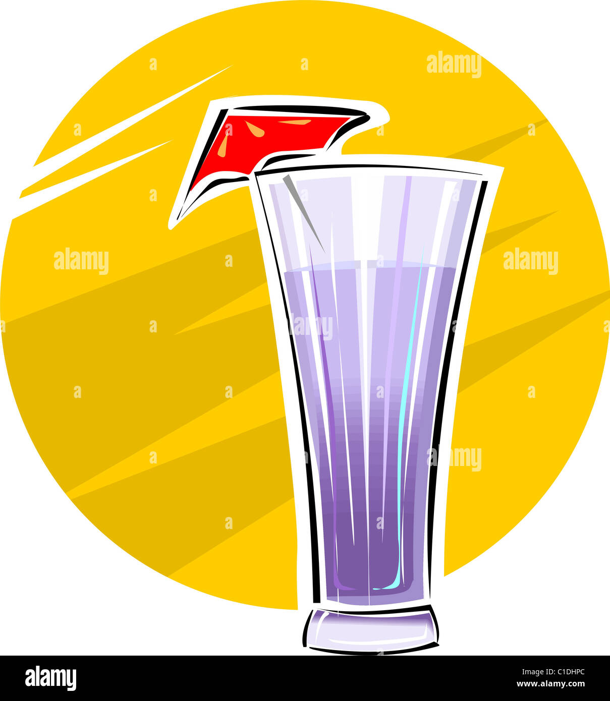 juice Illustration of a cup of juice Stock Photo - Alamy