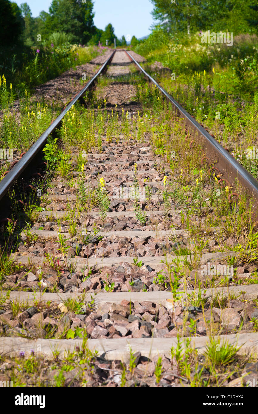 Unused railroad tracks hi-res stock photography and images - Alamy