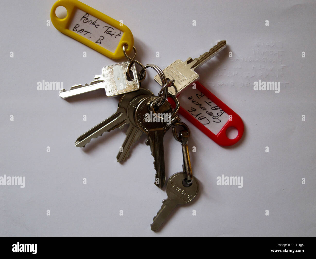 House Keys, Ring Stock Photo - Alamy