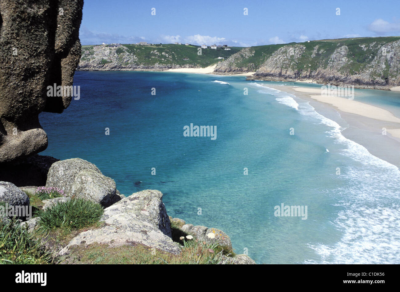 United Kingdom, Cornwall, Cliff Stock Photo - Alamy